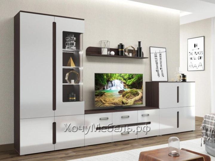 Гостиная Ким-4 купить в интернет магазине Хочу Мебель. Цена - 28 950 ...